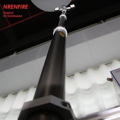 China 4.6m pneumatic telescopic mast light tower-inside wires-4x60W LED-remote control-for mobile light tower or solar tower en venta