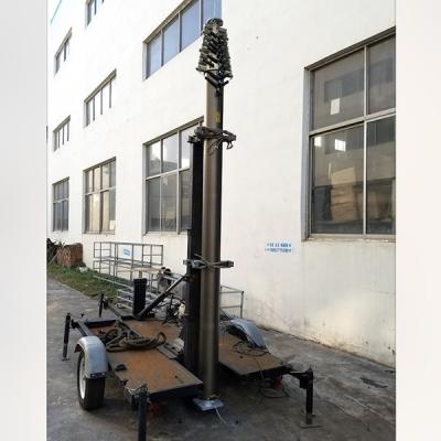 China 12m verriegelbarer pneumatischer Teleskopmast 50kg Nutzlasten NR-2500-12000-50L zu verkaufen