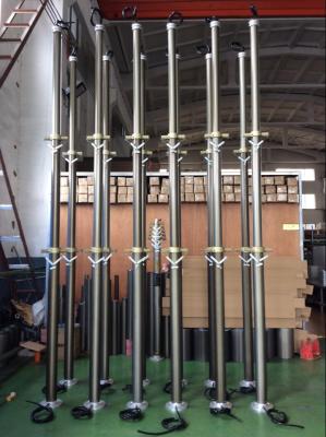 China 4.5m lockable CCTV pneumatic telescopic mast inside CCTV looms vehicle mounted for sale