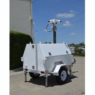 China lockable telescoping pneumatic mast 4.5m CCTV mast, aluminum mast for sale