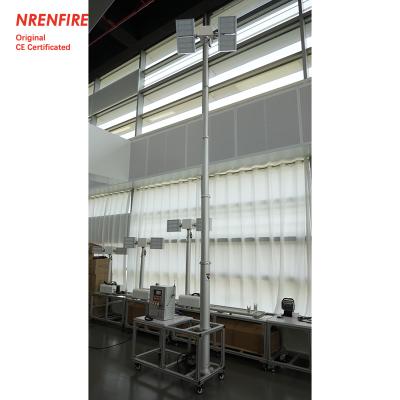 China Torre de mastro de luz telescópica pneumática de 6 m para veículos de bombeiros à venda
