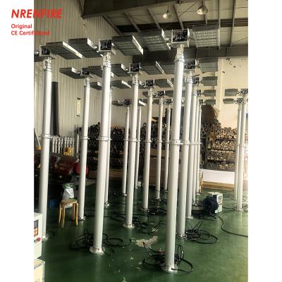 China Torre de mastro de luz telescópica pneumática de 6 m para veículos de bombeiros à venda