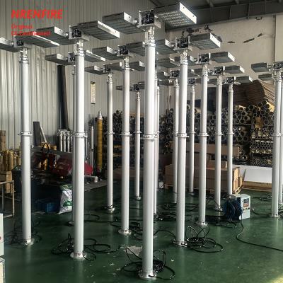 China Torre de mastro de luz telescópica pneumática de 6 m para veículos de bombeiros à venda