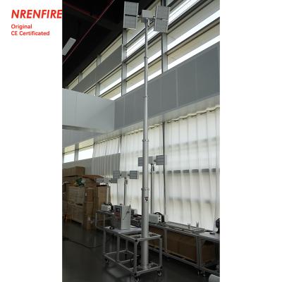 China Torre de mastro de luz telescópica pneumática móvel de 6 m para veículos de bombeiros à venda