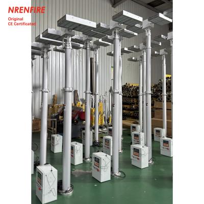 China 6m torre de mastro de luz telescópica pneumática para caminhão de bombeiros à venda
