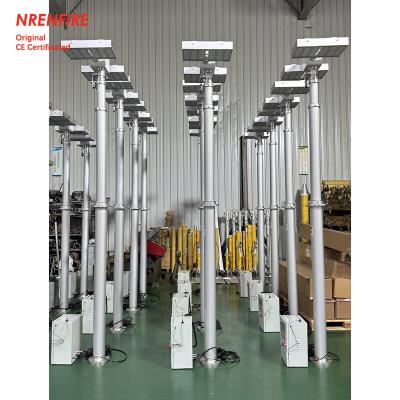 China 6m torre de mastro de luz telescópica pneumática para caminhão de bombeiros à venda