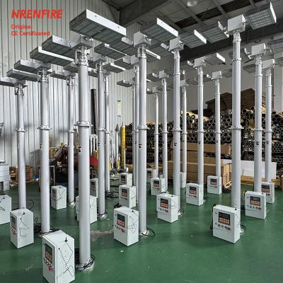 China 6m torre de mastro de luz telescópica pneumática para caminhão de bombeiros à venda