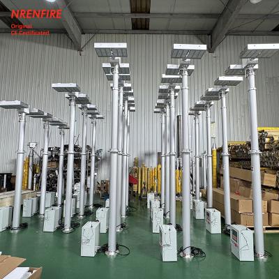 China 6m torre de mastro de luz telescópica pneumática para caminhão de bombeiros à venda