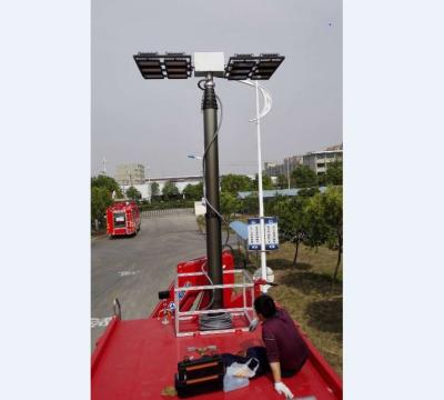 China 6.1m Pneumatic Telescopic Mast Light Tower for Fire Tender Illumination for sale