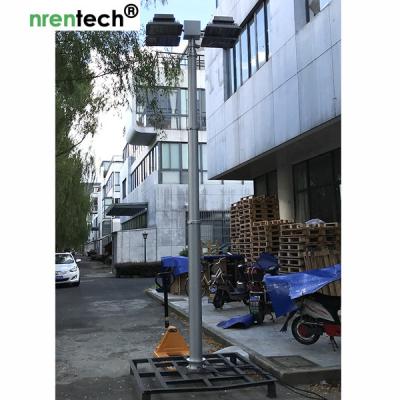 China 7.6m Telescopic Mast Light Tower/ Pneumatic Telescopic Mast/ Fire Tender Lighting Tower for sale