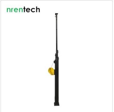 China 10m galvanized manual crank telescopic mast-steel telescopic mast-manual telescoping mast for light tower NR-G2750-10000 for sale