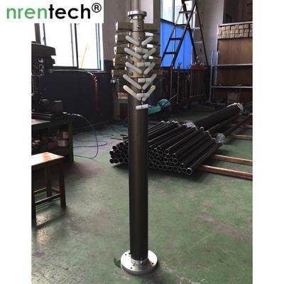 China 6 m mastro telescópico pneumático de bloqueio 50 kg cargas úteis - mastro de telecomunicações móveis - torre de telescópios - mastros de antenas de rádio 6 m à venda
