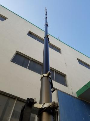 China 15m tripé suportar mastro telescópico pneumático 50kg cargas úteis-NR-3300-15000-50L-2m a 30m mastro disponível à venda