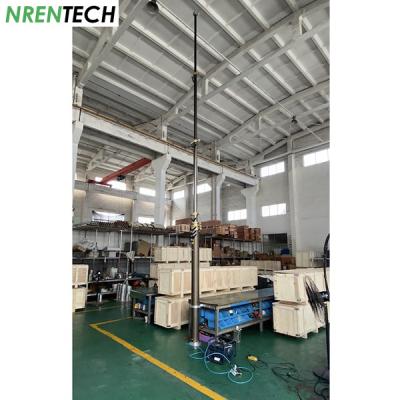 China 12 m mastro telescópico pneumático 30 kg cargas úteis 2,55 m altura fechada, trabalho para antena à venda