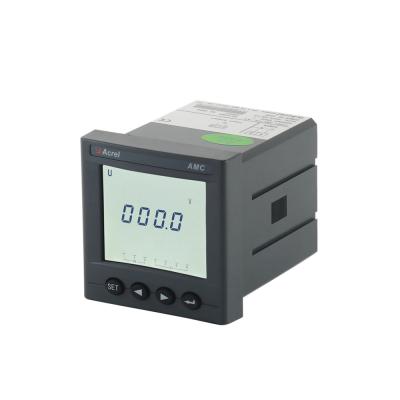 China Acrel AMC72L-DV single phase DC voltage monitoring panel meter for sale