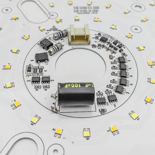Quality 220mm Dimmable Round Led Ceiling Light Replacement 120v Aluminum PCB BOARD for sale
