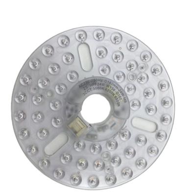 Chine 6.3 " Dia160mm Ronde Pcb 24w plafond ventilateur LED ensemble de lumière LED module pour plafond ventilateur lumière à vendre