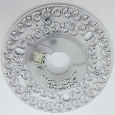 China Aluminum PCB Board Fan Light 9 18 22 25 32 48 Watt LED DOB Module Ceiling Fan Light Replacement for sale