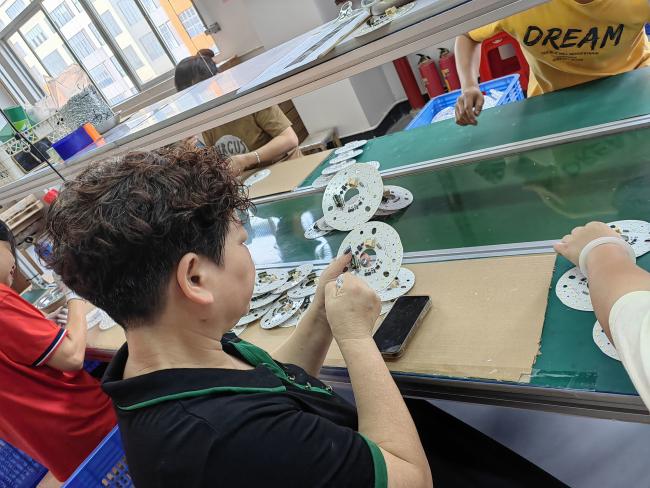 LED panel module testing procedure
