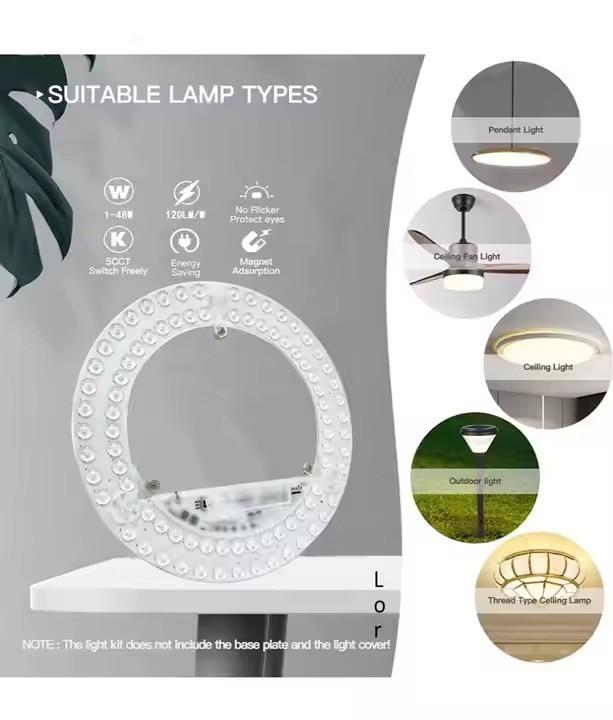 ERP ETL Certified 24W Round LED Panel Light - front view
