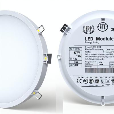 Cina ERP ETL Certified 24W Round LED Panel Light con CCT regolabile in vendita