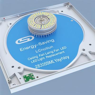 Remplacement de la lumière LED du ventilateur de plafond - PCB en aluminium, LED 2835SMD, 3000K