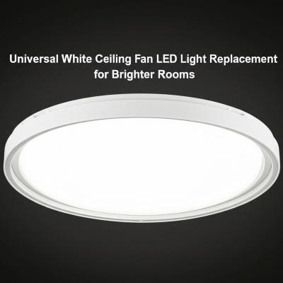 China Universal White Ceiling Fan LED Light Replacement for Brighter Rooms for sale