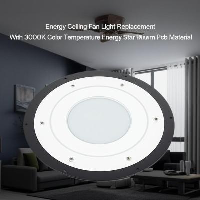 China Energy Ceiling Fan Led Light Replacement with 3000K Color Temperature Energy Star Certified Aluminum Pcb Material for sale