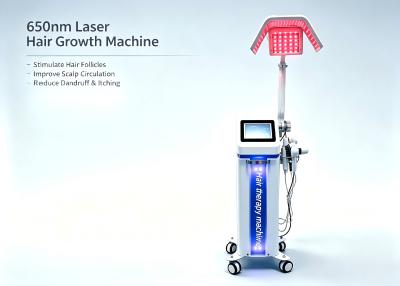 China LLLT Hair Regrowth Low Level Laser Therapy Red Light 6 IN 1 650nm Diode Laser Hair Growth Machine Scalp Care Therapy Anti Hair Loss Equipment for sale