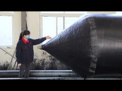 Boot die Opblaasbare Dokkende Schip Rubberluchtkussens opheffen