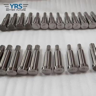 China OEM Mold Steel Special Tungsten Carbide Tin Coating Hole Punch and Die Straight Punches Ejector Press Punch Pins for sale