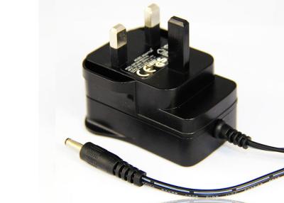 China Black 15W Switching AC DC Power Adapter 90 - 264 Volt AC Input Voltage for sale