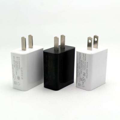 China Cell Phone USB Travel Charger , Black / White 5 Volt 1A USB Phone Charger Adapter for sale