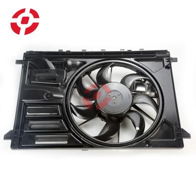 China AC Cooling Radiator Electric Fan Assembly Car Electrical Cooling System Cooling Fan Radiator For Volvo OE 31319166 for sale
