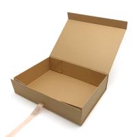 China Brown Foldable Packaging Box Small Cutomized For Face Cream for sale