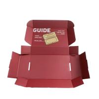 China Double Printed Apparel Packaging Box Custom Paper Foldable Corrugated for sale