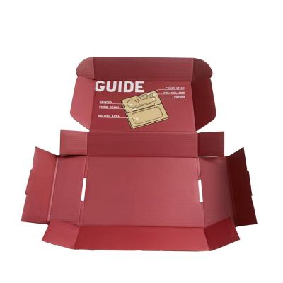 China Double Printed Apparel Packaging Box Custom Paper Foldable Corrugated for sale