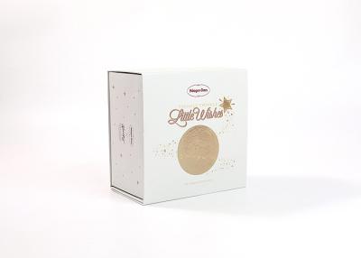 Cina Scatola d'imballaggio pieghevole magnetica di carta di lusso sostenibile per il gelato in vendita