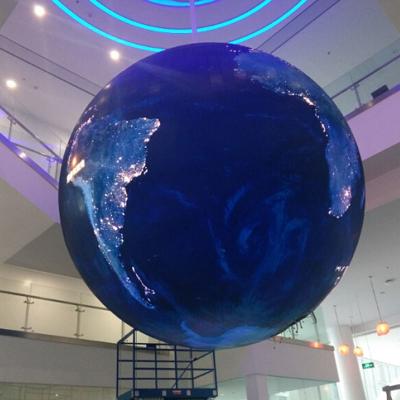 China Van de sferische Bal LEIDENE 3D Video het Scherm de Commerciële Volledige Kleur Te koop