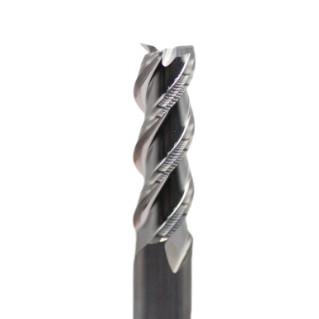 China 16mm Dia 16*45*16*100 HRC55 3 Flutes Flat Carbide End Mills For Aluminum Uncoated for sale