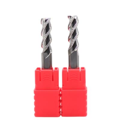 Китай 16 мм Диа 16 * 60 * 16 * 150L HRC55 3 флейты Плоские карбидные конечные мельницы для алюминия без покрытия продается