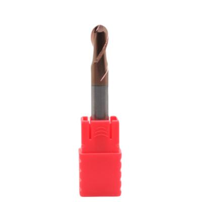 Китай 8 мм Диа R4*8*16*8*150L 2Flutes TiAISiN Карбидный шарик нос конечный мельница для углеродистой стали сплав стали литого железа продается