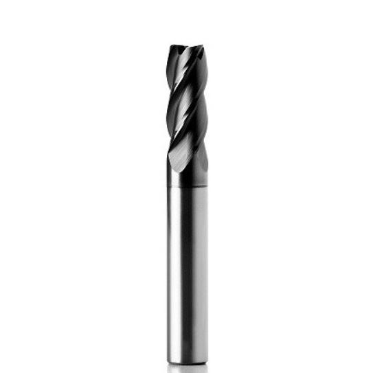 Quality 4 Flute Steel End Mill  35 Degree Helix Angle AITiN Coated End Mills For Steel 8mm Shank for sale