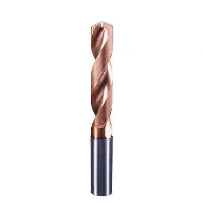 HRC55 Solid Carbide Drill Bit 3D Tungsten Carbide Twist Drills voor metalen met een TiSiN-coating