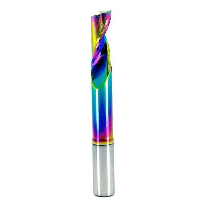 China 14mm Single Flute End Mill For Aluminium, Router Bits For Door And Window Milling Cutter DLC Coating for sale