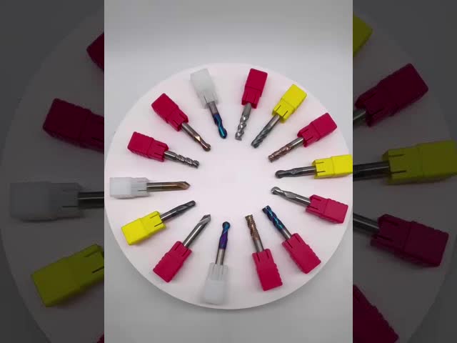 Flutes courtes extrêmement longues Fin des moulins Radius de coin Fin du moulin Naco4 Fin du moulin en carbure recouvert 5 mm