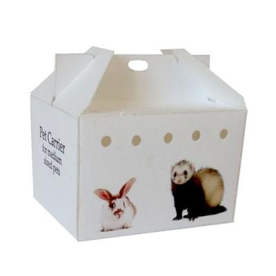 China Strong Quality Cardboard Pet Carrier Box with Custom Color Printing for sale