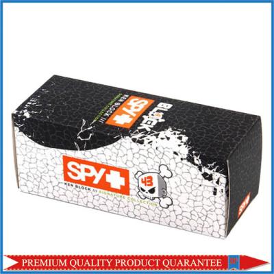 China low cost high quality sunglasses custom color box made of paper with custom print for sale