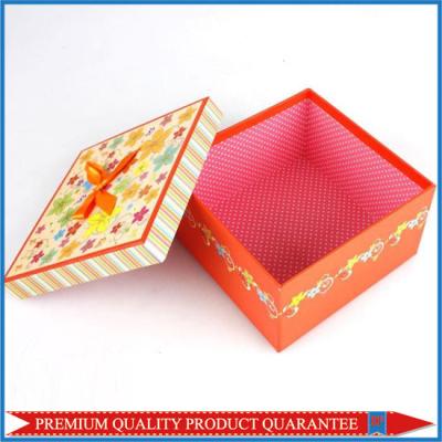 China Custom Color Print Matte Rigid Chipboard Paper Gift Packaging Box for sale