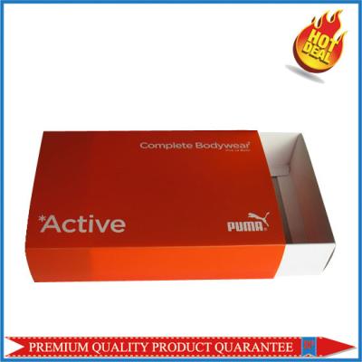 China Garment Package Custom Print Color Box Folding Carton PP Sleeve for sale
